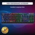 KLIM Chroma Wireless Gaming Keyboard - Rechargeable, Backlit, Silent ...