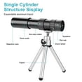 AGPtek 4K 10-300X40mm Monocular Telescope with Night Vision, BAK4 Prism ...