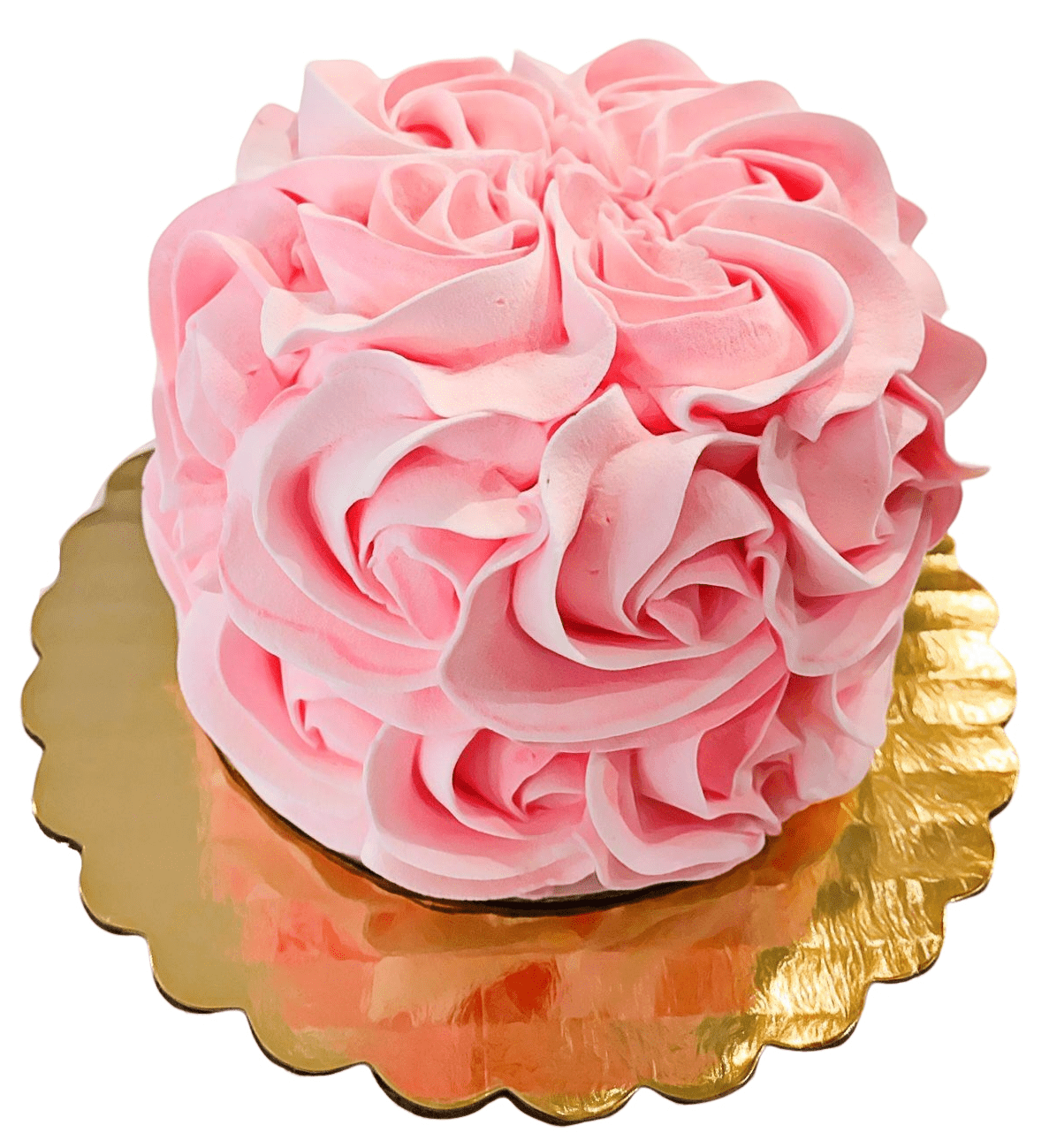 DEZICAKES Fake Cake Mini Pink Rosette Cake Decoration / Prop Dezicakes ...