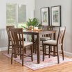 Powell 5 Piece Hamilton Dining Set, Cherry (Table and 4 Dining Chairs ...