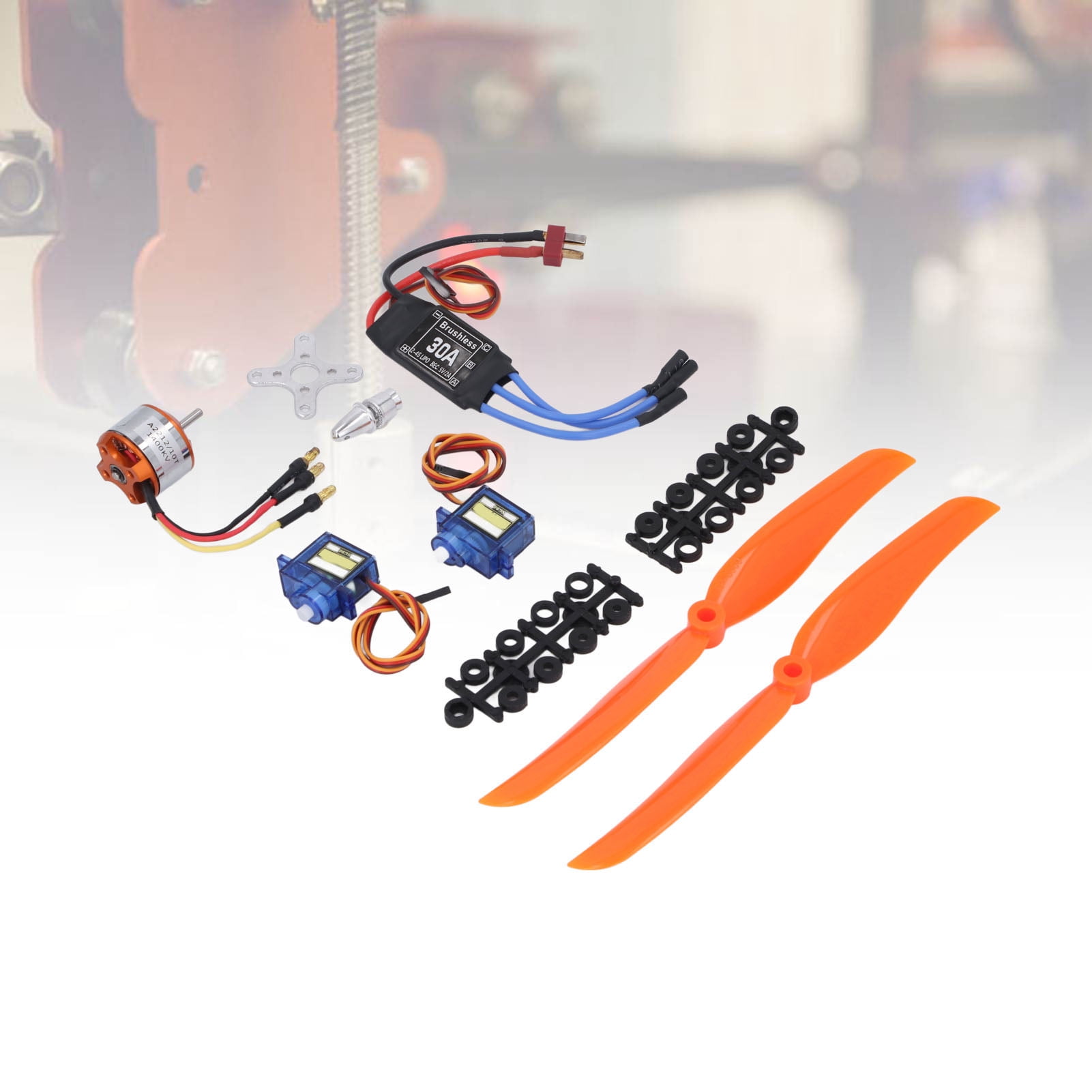 RC Airplane Motor Kit, Professional SG90 Micro Servo RC Aircraft ...