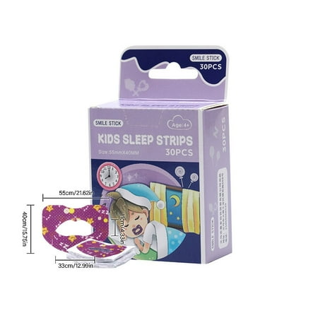 30 pcs/box Anti Snoring Stickers for Kids Adults Night Sleep Lip Nose ...