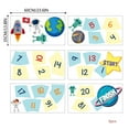 Astronaut Planet Long Jump Stickers Kindergarten Ground Stickers ...