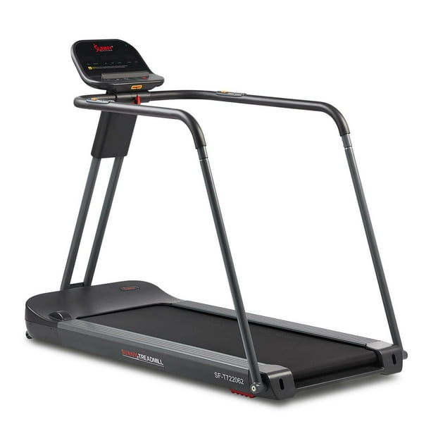 Sunny Health & Fitness Endurance Cardio Running Walking Treadmill with ...