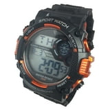 George Men's Digital Sport Wristwatch Plastic Strap - Walmart.com