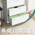 Fesbos Steel 4-Drawer Lockable File Cabinet, Lateral Office Storage for ...