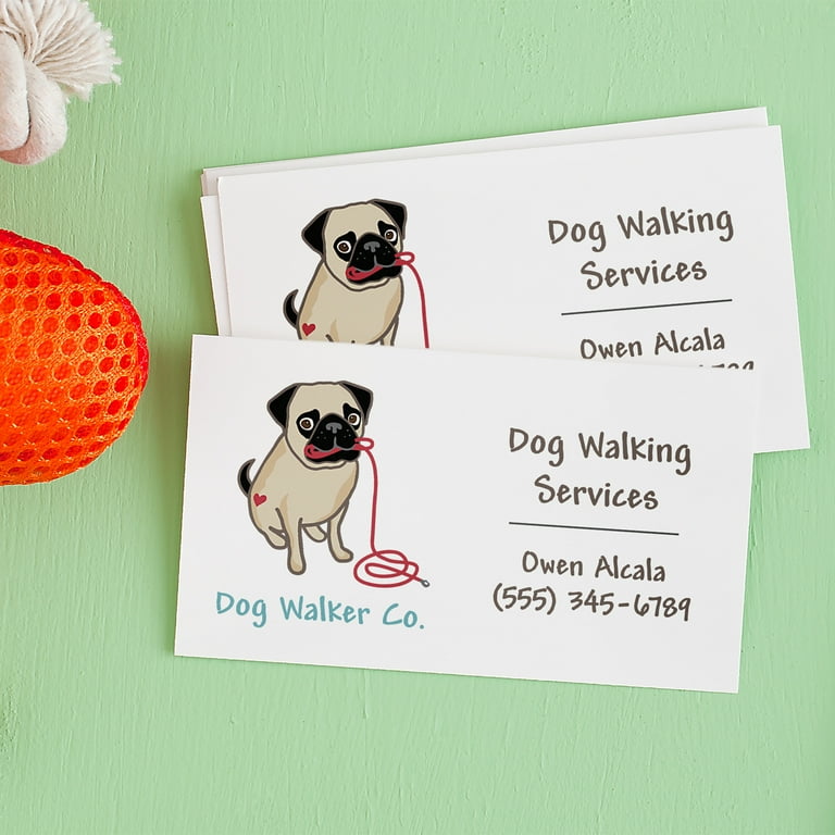 Dog Walking Business Cards