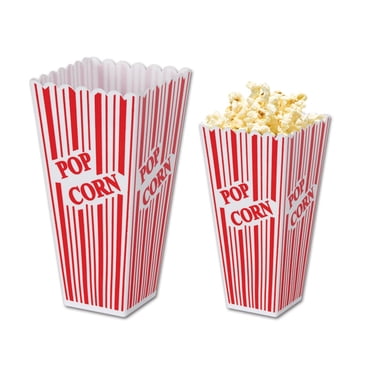 2 Jumbo Popcorn Buckets and 6 Popcorn Tubs - Walmart.com