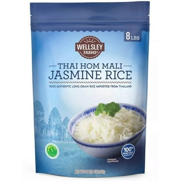 Wellsley Farms Thai Hom Mali Jasmine Rice, 25 lb. - Walmart.com