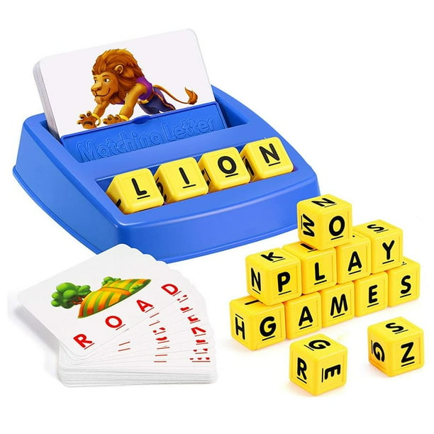pitrice Matching Letter Game Preschool Words Spelling Game with ...