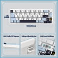 LTC Nimbleback NB682 PRO 65% Wireless Mechanical Keyboard w/Display ...