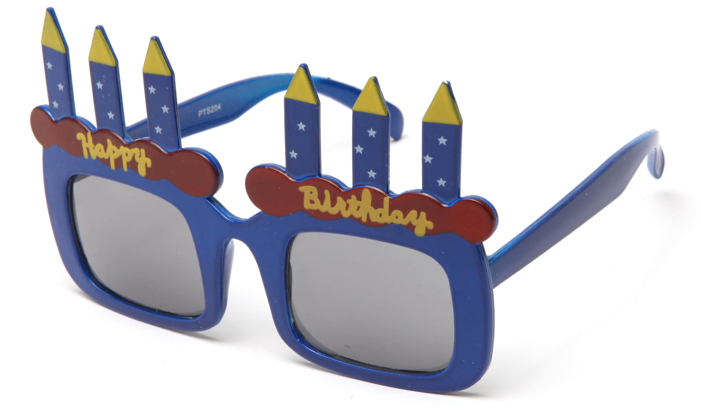 Kyra Kids Happy Birthday Cake Candles 4 Packs Shaped Party Sunglasses ...