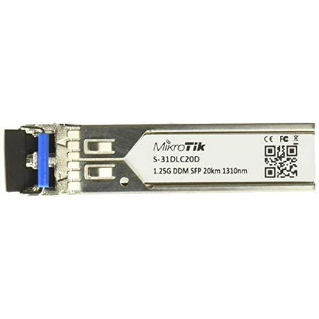 mikrotik s-31dlc20d transceiver 1.25g ddm sfp 1310nm dual lc connector ...