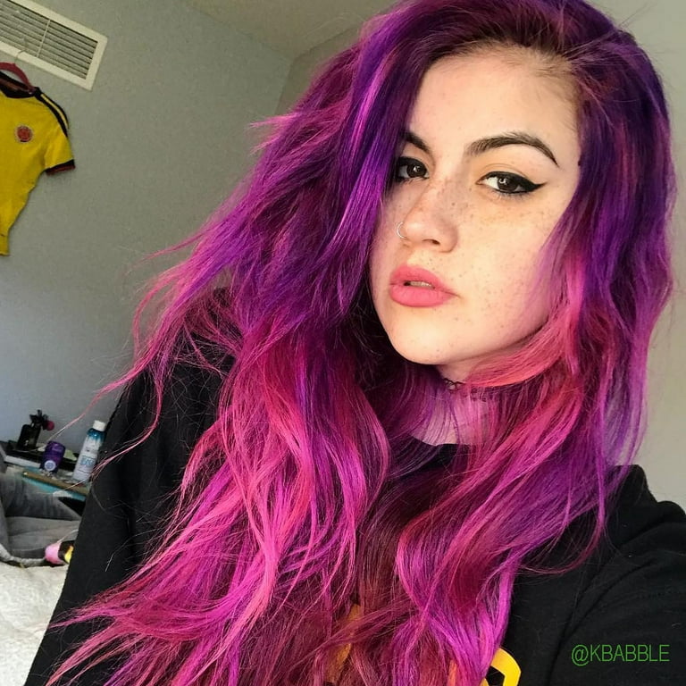 Magenta Purple Hair Dye Splat Midnight Magenta Dye, Unisex