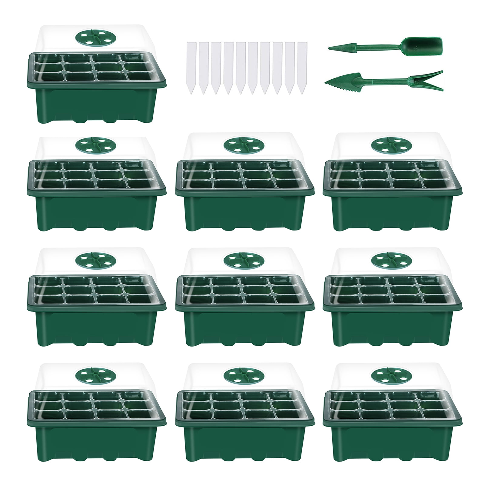 Click here for Yeacher 10 Set Seed Trays Seedling Starter Tray (1... prices