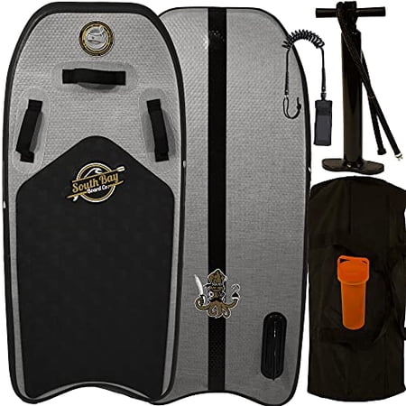 South Bay Board Co. - 46? Squid Inflatable Bodyboard with Fins - Un ...