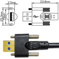 Youthyao Durability USB3.1 Type C to USB3.0 Data Cable 90Degree Angles ...