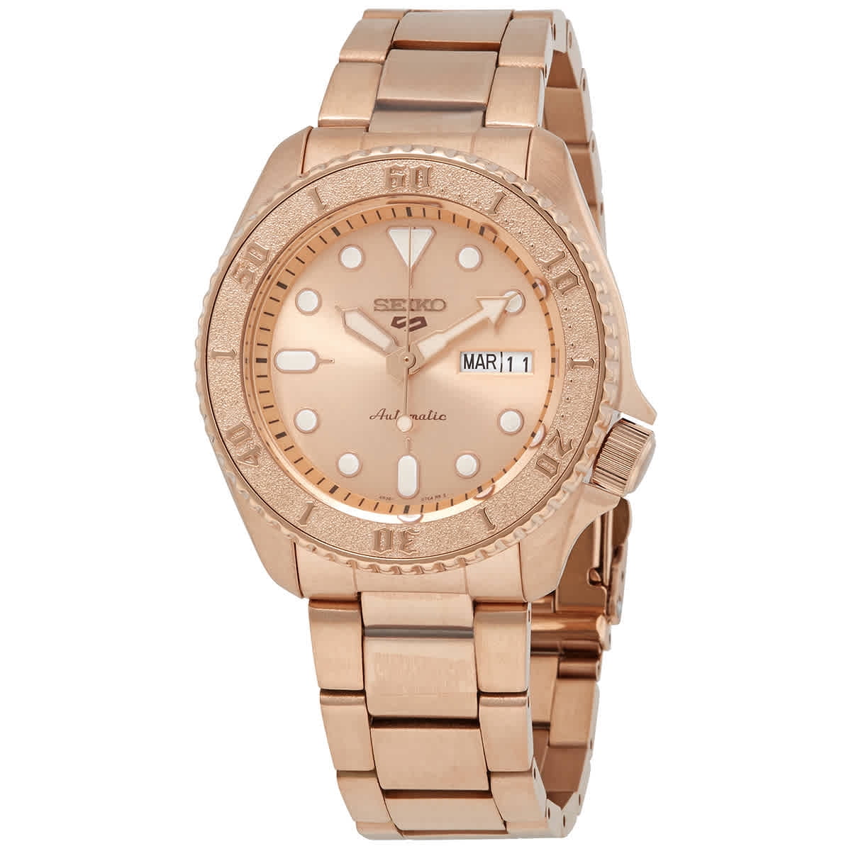 Seiko Seiko 5 Sports Automatic Rose Gold Dial Mens Nepal | Ubuy