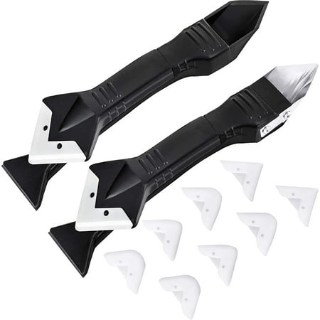 2 Pieces Glass Glue Angle Scraper Adhesive Residue Scraper Glass Glue ...