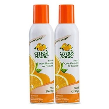 Citrus Magic Natural Odor Eliminating Air Freshener Spray, Orange ...