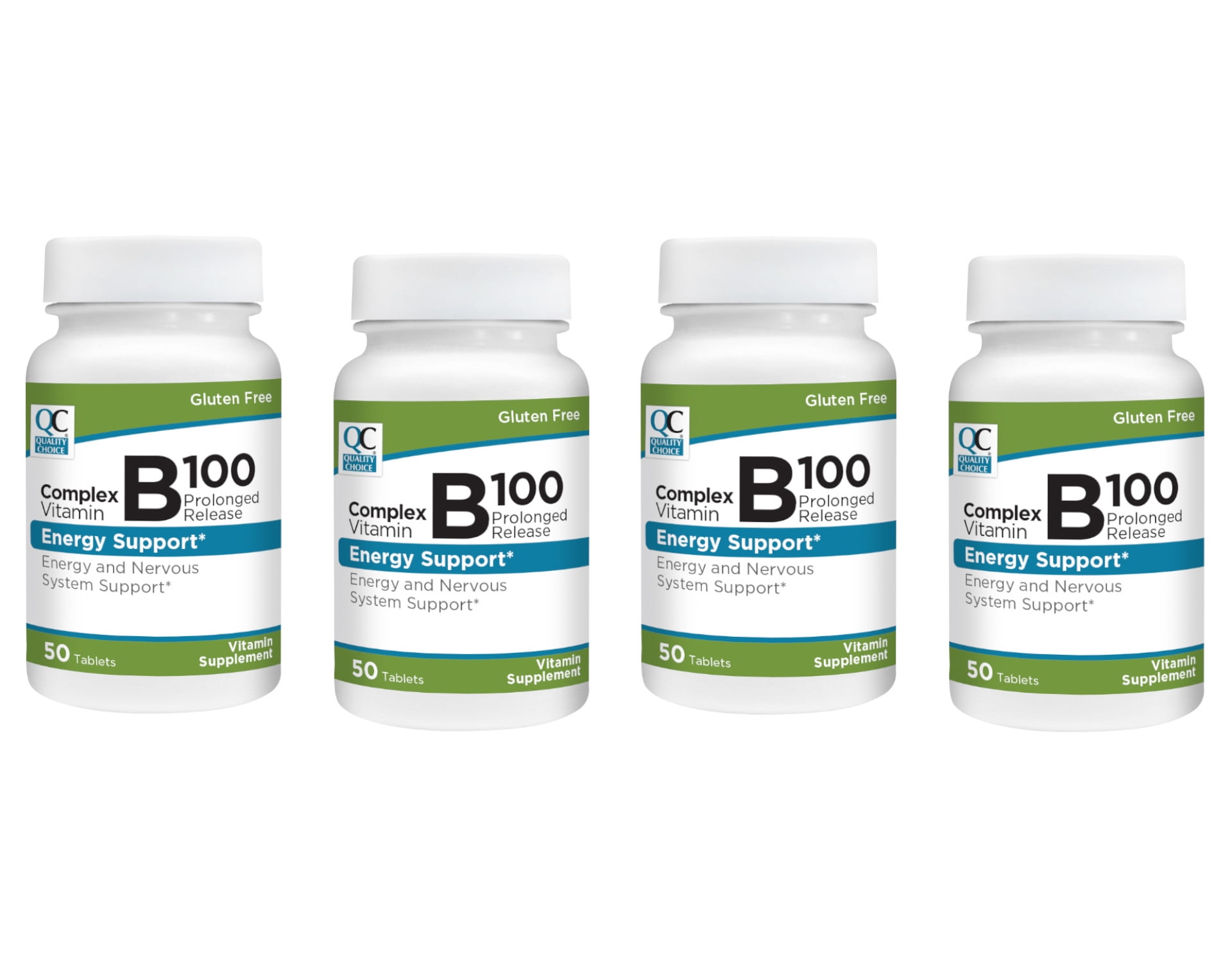 Quality Choice Complex Vitamin B100 Energy Support Tablets, 500 Count ...