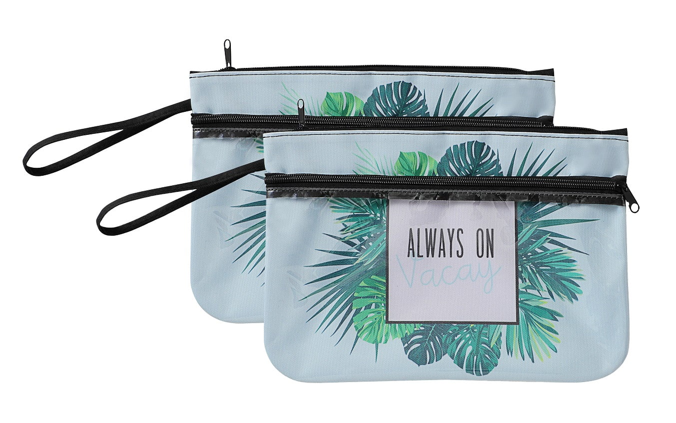 Morgan Home Always on Vacay 2-pack Carryall Swimsuit Sacks - Walmart.com