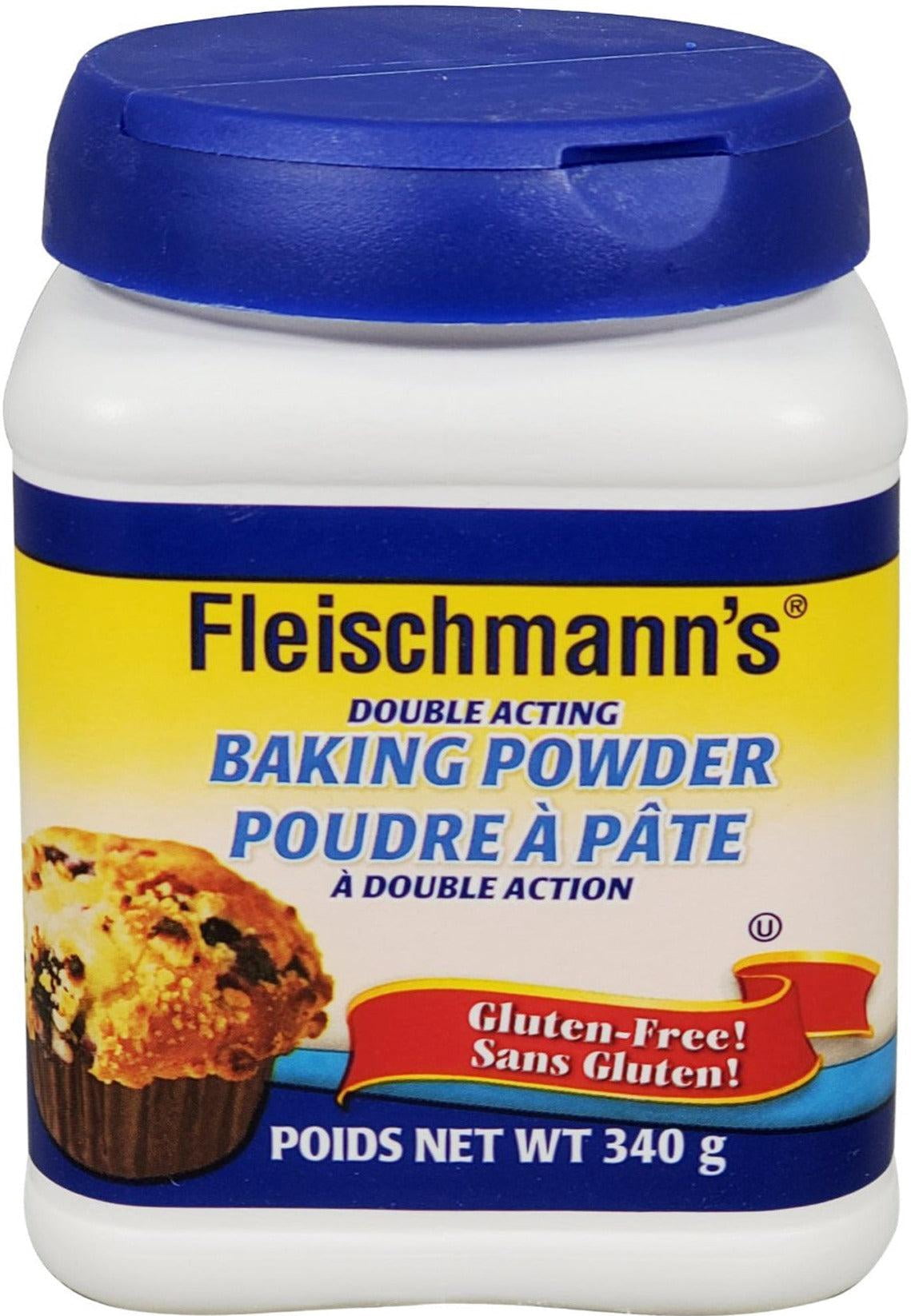 Fleischmann's Baking Powder - 340g - Pack of 12 - Double-Acting ...