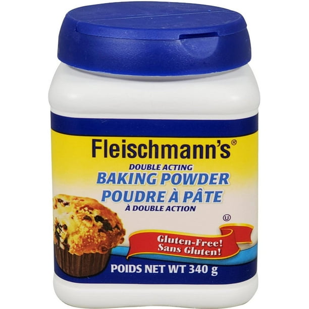 Fleischmann's Baking Powder - 340g - Pack of 12 - Double-Acting ...