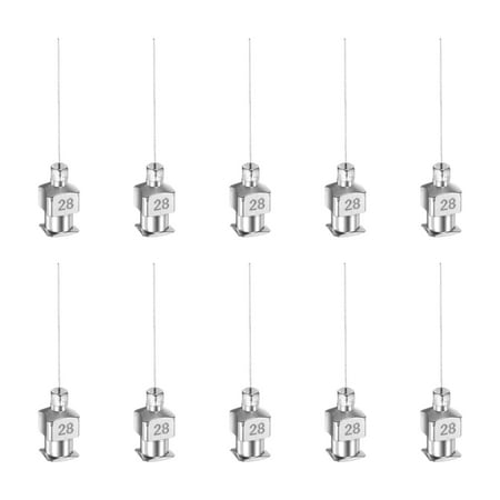 Uxcell 10Pack 28G Stainless Steel Dispensing Needles, 1" Glue Needle ...