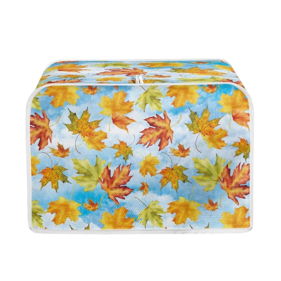 Renewold Fall Maple Leaves Toaster Cover 4 Slice Bread Toaster Oven ...