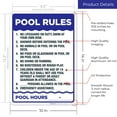 Pool Rules Sign, 10x14 Aluminum - Walmart.com