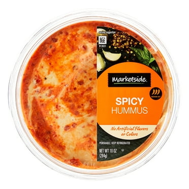 Marketside Roasted Red Pepper Hummus, 10 Oz - Walmart.com