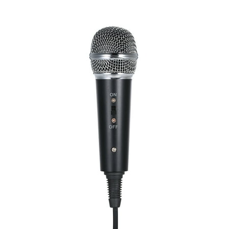 Wired Condenser Microphone Audio 3.5mm Studio Mic Vocal Recording KTV ...