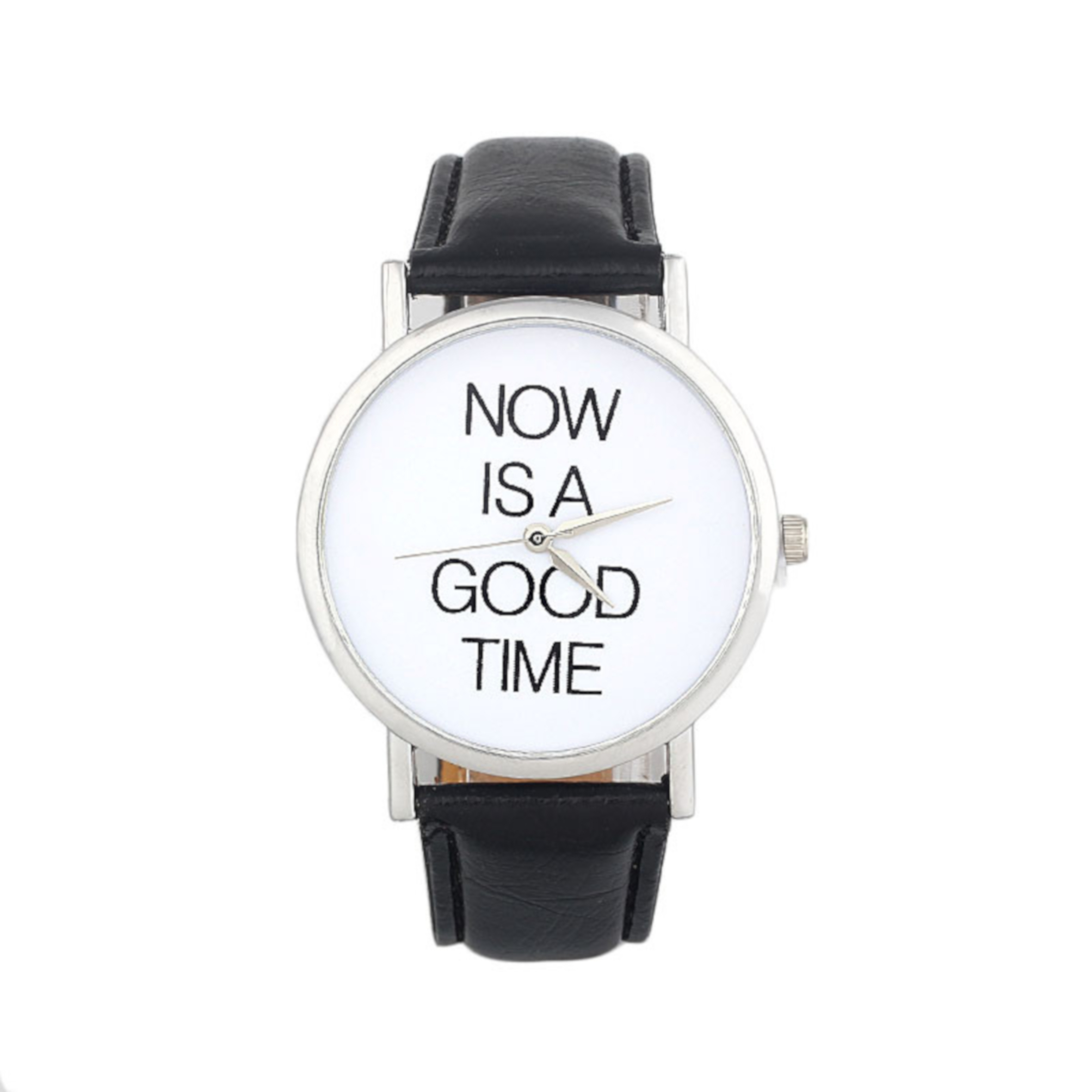 Now Is a Good Time Wristwatch Do It Now High-Fashion Man Woman Watch ...