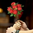 Artificial Roses Bouquet, Fake Roses With Box Featuring True Touch ...