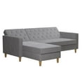 CosmoLiving by Cosmopolitan Liberty Reversible Sectional/Futon with ...