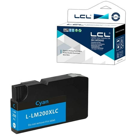 LCL Compatible for Lexmark 200XL 14L0175 (1-Pack, Cyan) Ink Cartridge ...