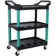 LifeSky 3 Tier Auto Detail Cart with Wheels: Heavy-Duty Rolling ...