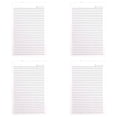 4 Pack A5 Top Bound Exercise Books Lined, 40 Sheets Ruled Scratch Pad ...