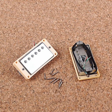 Electric Guitar Pickup With Yellow Frame Coil Pickups Kit for Covered ...