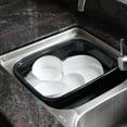 12 Quart Plastic Wash Basin Dish Pan Tub, 4 Packs, Black - Walmart.com