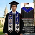 Graduation Stole for Class of 2026, Custom Personalized Name Stole for ...