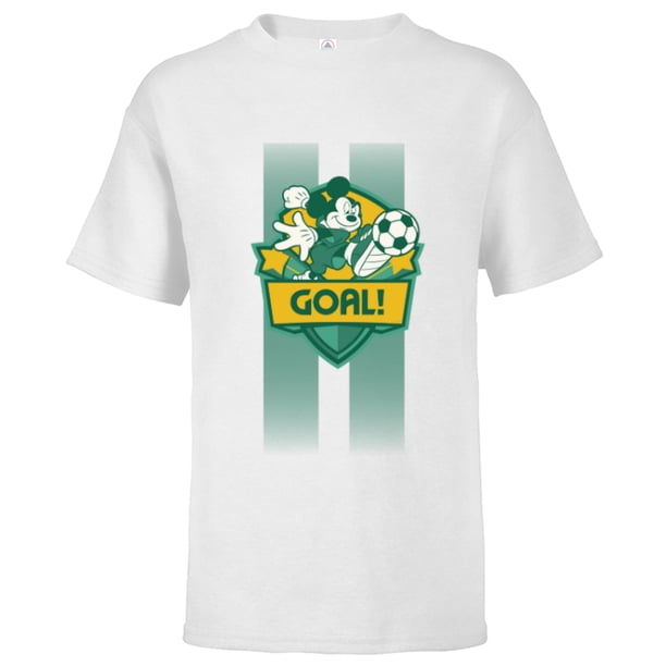 Disney Mickey Mouse Sports Goal Winning Kick Soccer Ball - Short Sleeve ...