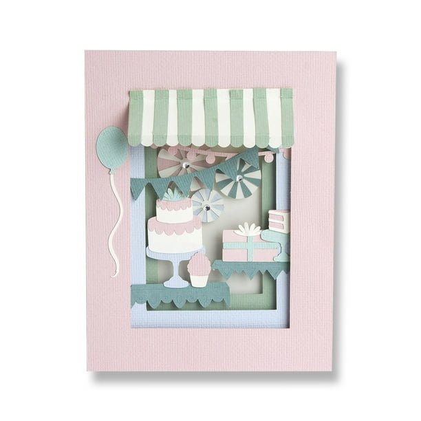 Sizzix Thinlits Die set 22PK - Birthday Shadow Box by Courtney Chilson - Walmart.com