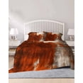 California King Size Abstract Collage Art Sheet Sets Vintage Red Oil ...