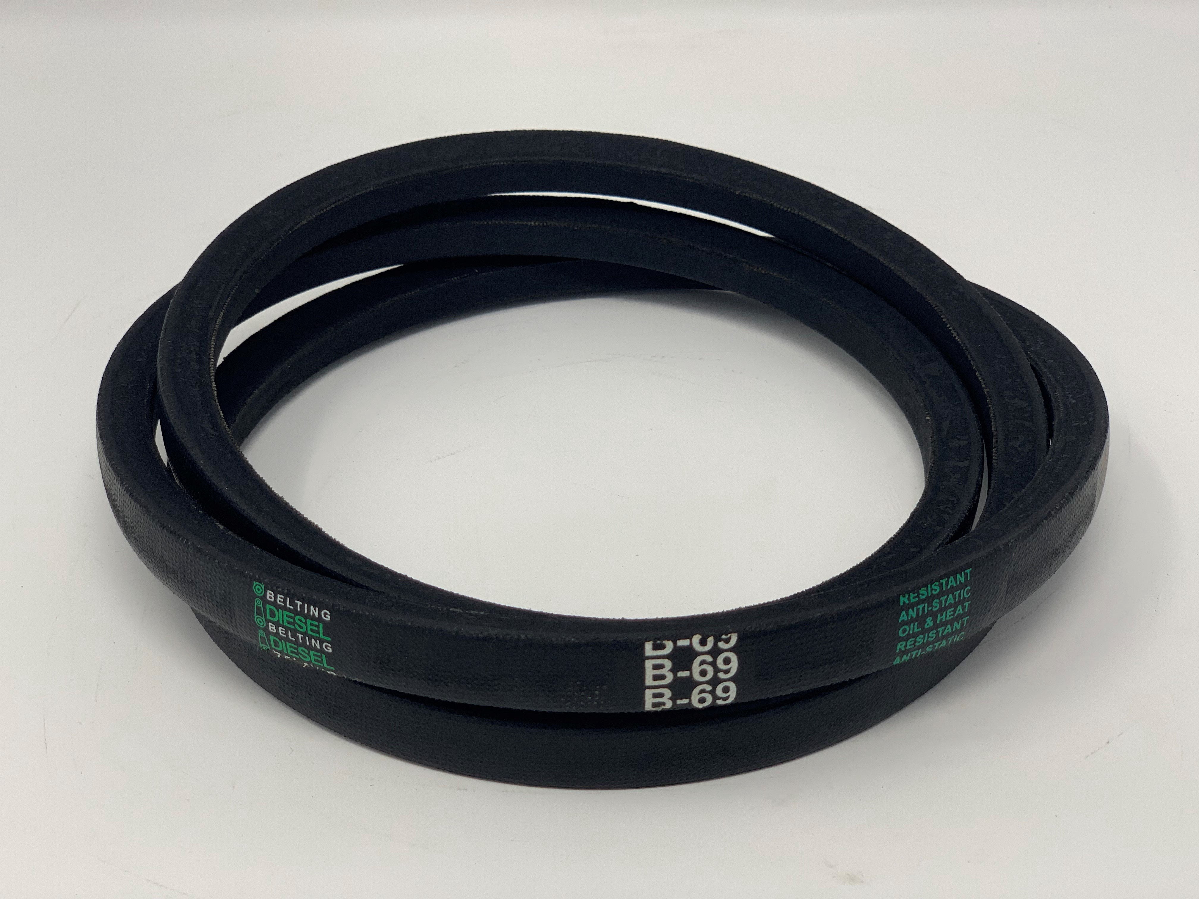 B69 Classic Wrapped V-Belt 21/32 x 72in Outside Circumference - Walmart.com