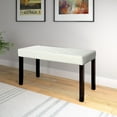 CorLiving Fresno 12 Panel Bench in Leatherette - Walmart.com