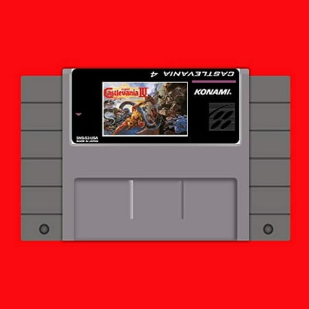 Super Castlevania IV 16 bit Big Gray Game Card For USA NTSC Game Player ...