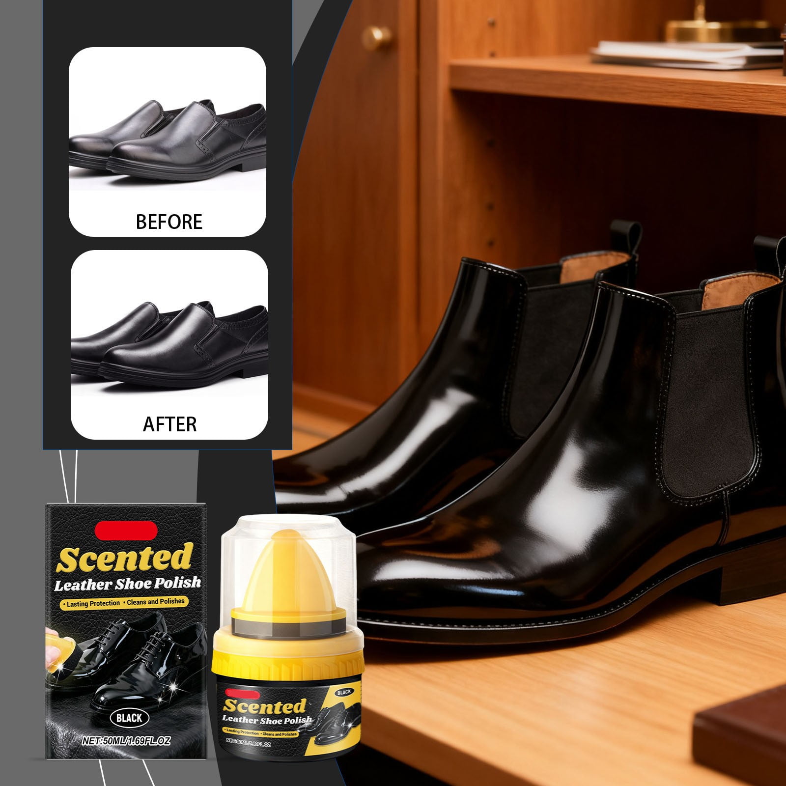 Click here for Blaxill Leather Shoe Polish Cream 50ml Bottle With... prices