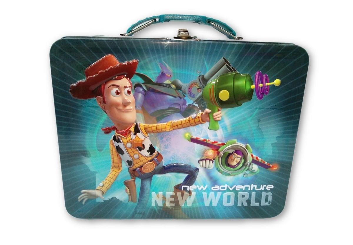 Toy Story Buzz Woody Jessie Square Tin Stationery or Small Lunch Box ...